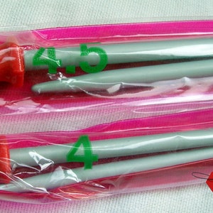 Knitting Needles. Short Straight Knitting Needles. Orfe Metal Needles ...