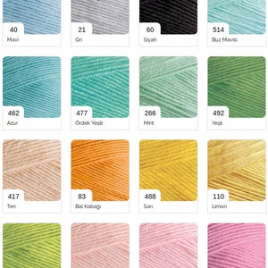 Cotton Baby Yarn. Light Weight, Natural Cotton Alize Bella. Colour of ...