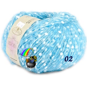 Mohair Yarn Verona. Mohair, Wool, Bumpy Yarn, Lumpy Yarn, Color Choise ...