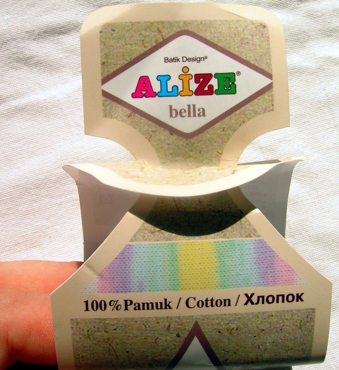 Pure Cotton Baby Yarn: Light Weight, Alize Bella Batik Design in Pink ...