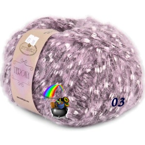 Mohair Yarn Verona. Mohair, Wool, Bumpy Yarn, Lumpy Yarn, Color Choise ...