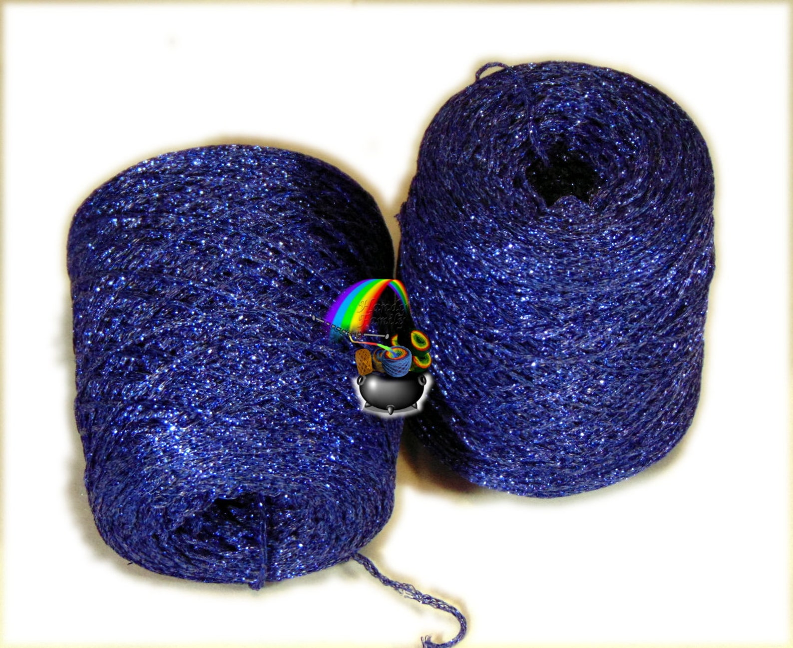 Glitter Yarn Shine Sparkle Yarn Royal Blue Color 115 - Etsy
