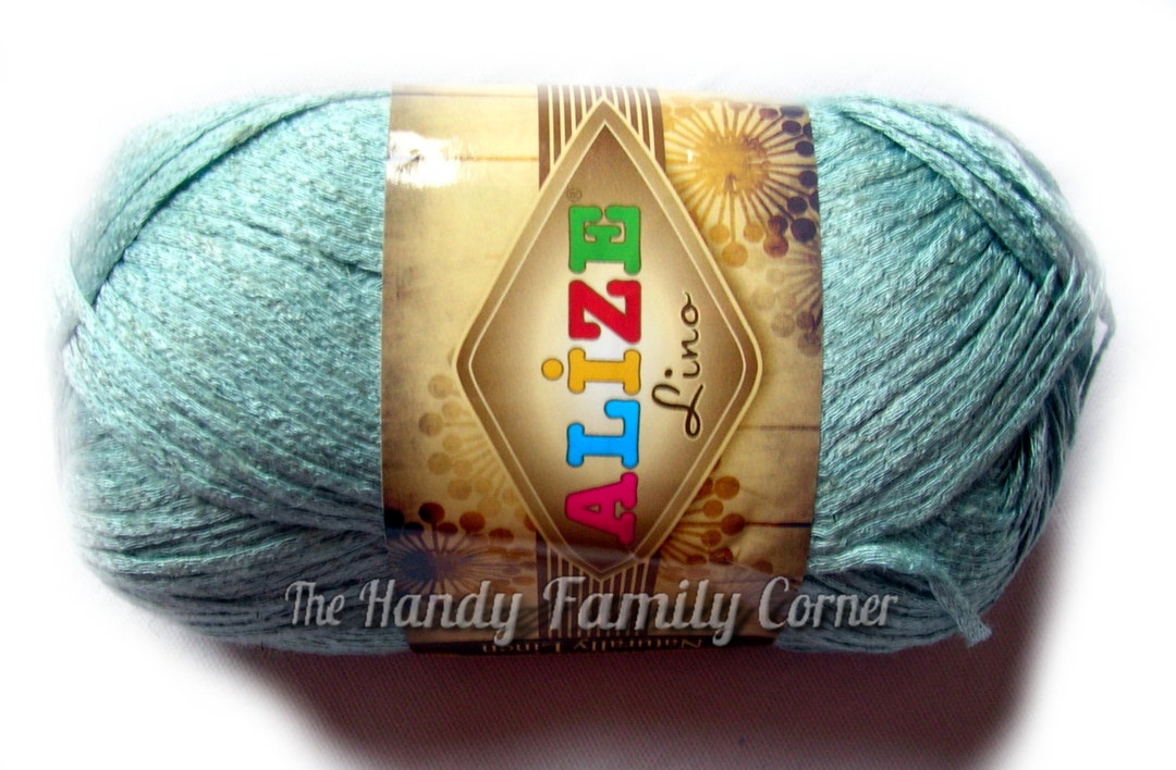 Linen Yarn. Alize Lino Yarn. Linen / Viscose Yarn. Natural Yarn. Light ...