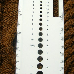 Needle Gauge and Tension Gauge With Built in Safe Cutting Blade ...