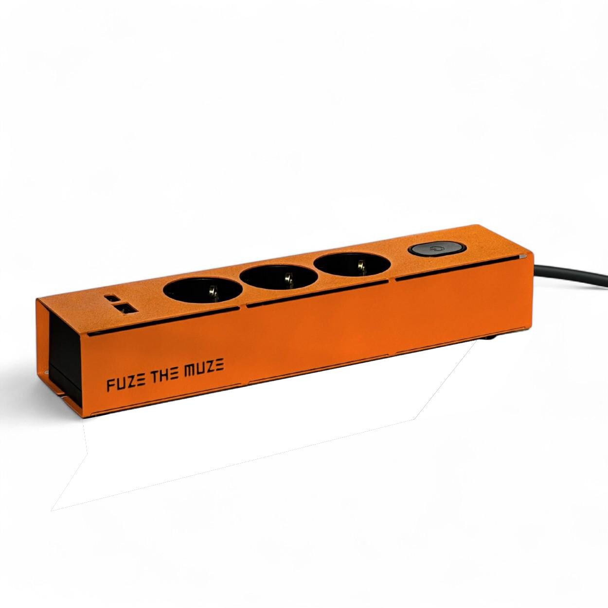 MUZE 2.0 Mandarin - Designer Power Strip | Fast Charging USB-C & A + 3 ...
