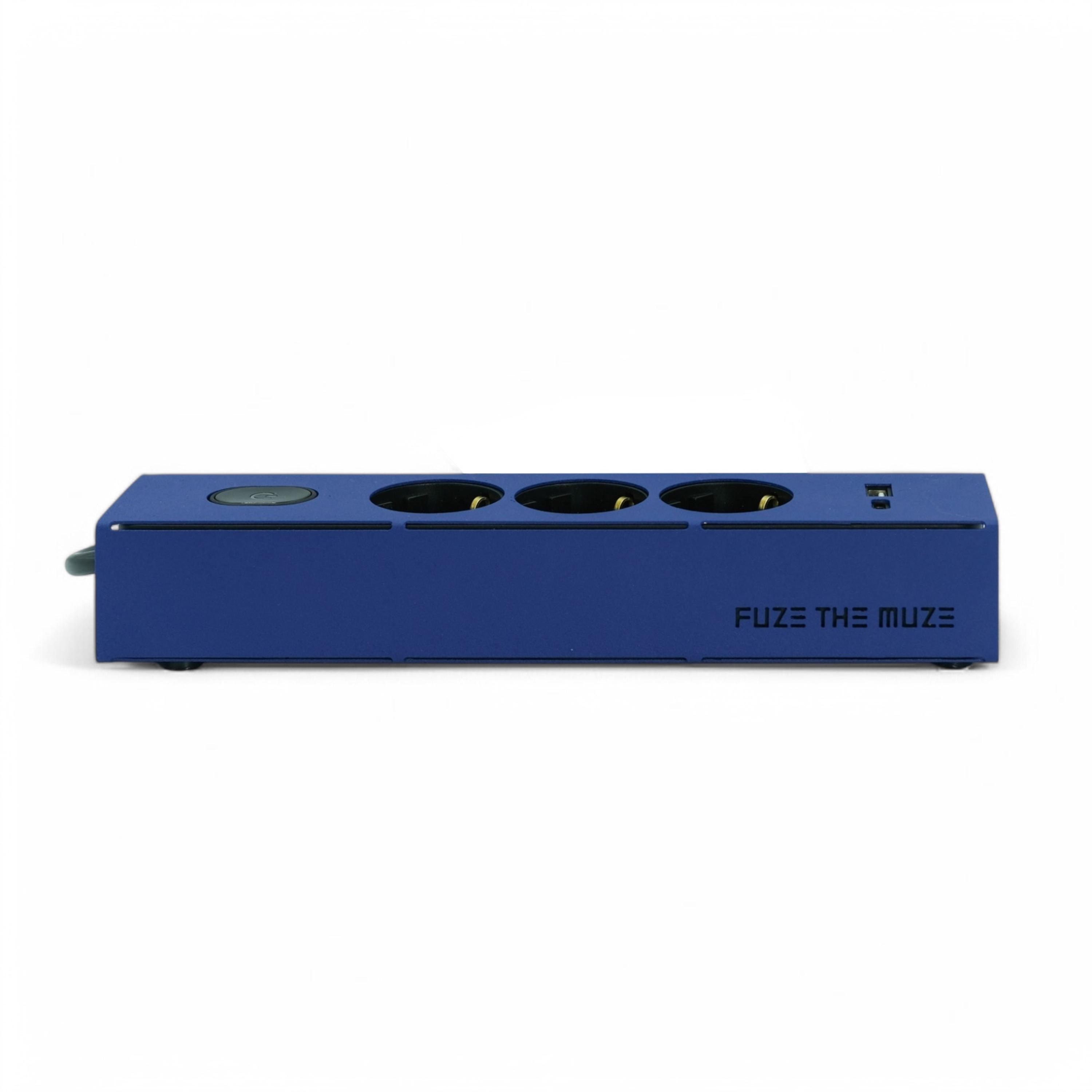 MUZE 2.0 Electric Blue - Designer Power Strip | Fast Charging USB-C & A ...