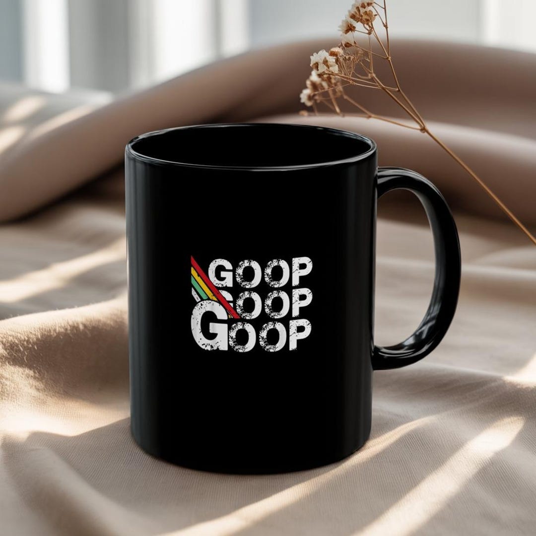 Retro Goop Goop Funny Meme Peanut Mug, Coffee Cup Gift for Meme Lovers ...