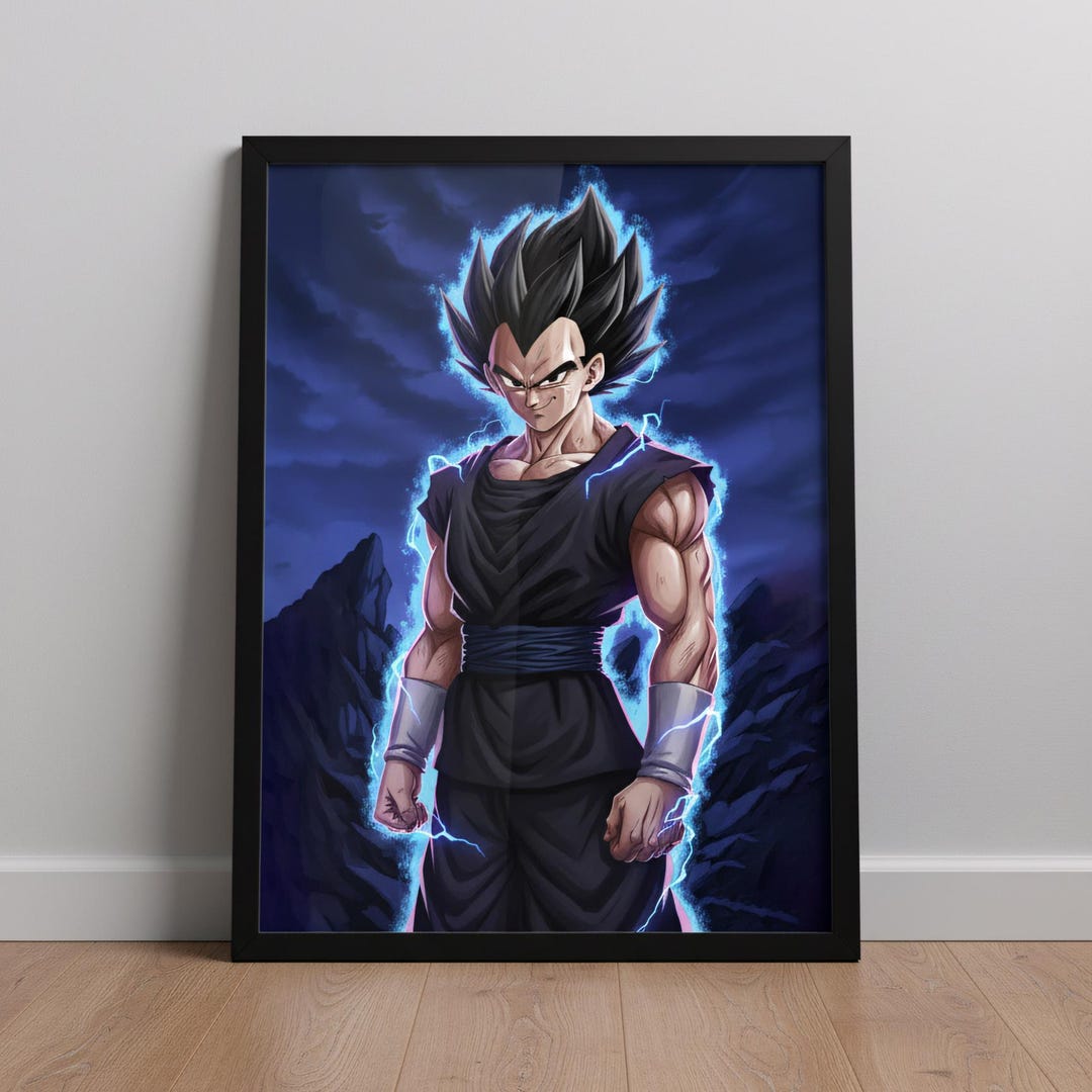 Ultra Ego Vegeta Poster: Dragon Ball Super Anime Art. - Etsy Australia