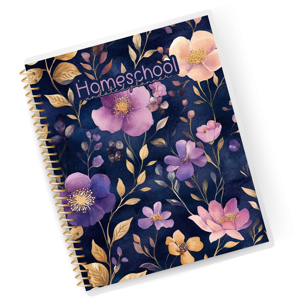 PHYSICAL HOMESCHOOL PLANNER: Undated Homeschooling Planning Notebook ...