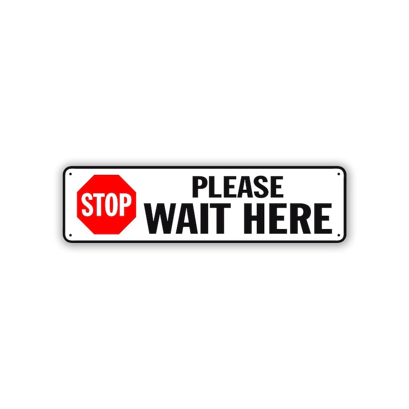 Please Wait in Waiting Room Sign - Etsy