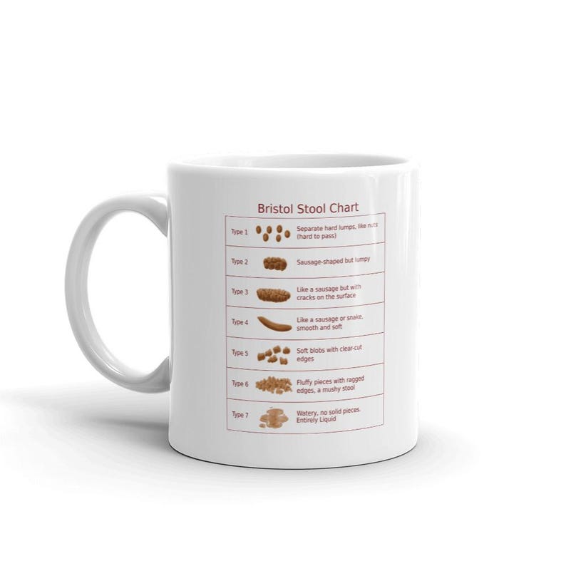 Bristol Stool Chart Coffee Mug | Funny Novelty Tea Cup - Etsy