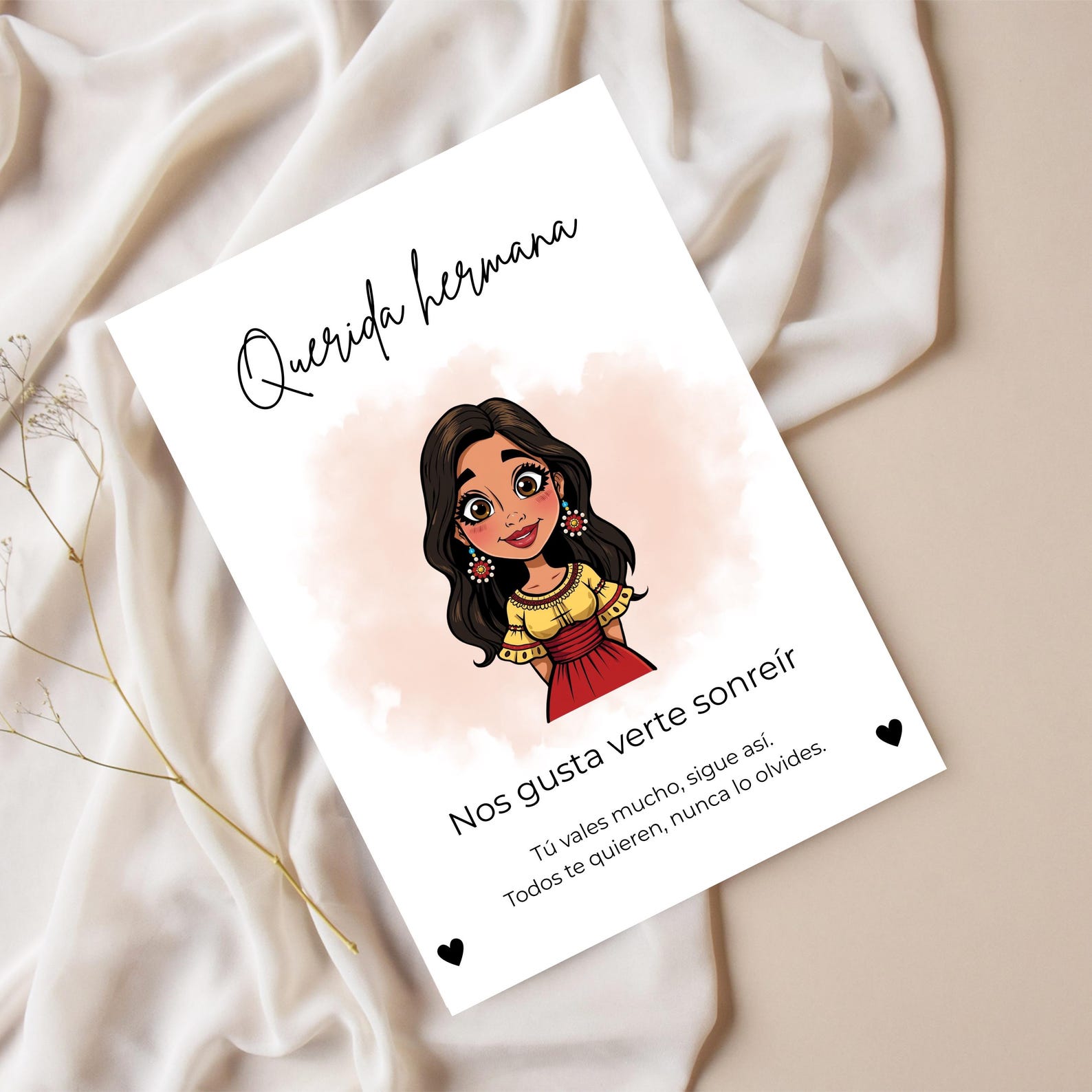 JW Tarjeta Hermana Printable – Ánimo Y Cariño, Descarga Digital ...
