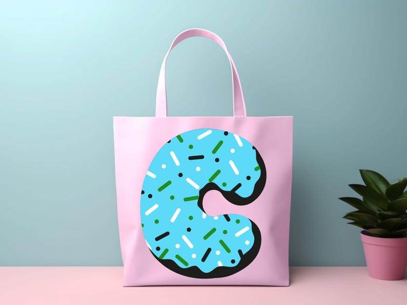 Blue Donut Alphabet SVG: Kids Font, Letters (digital Download) - Etsy