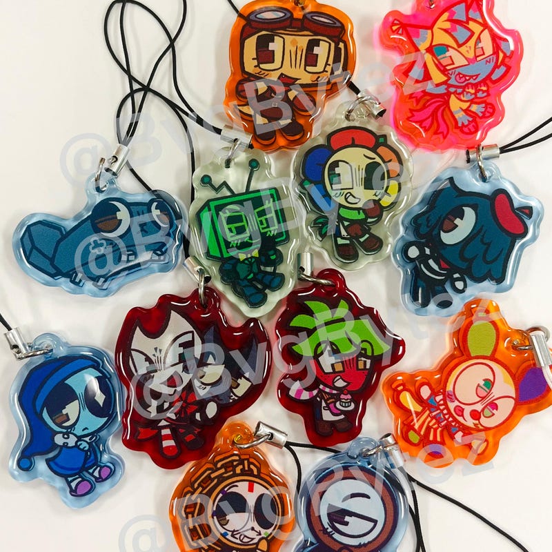 Dandy World Keychain - Etsy