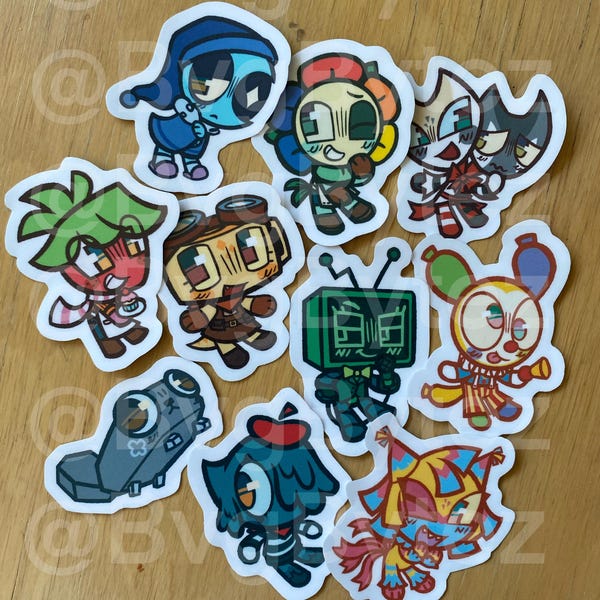 Dandy World Stickers - Etsy