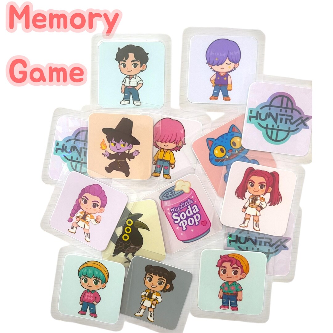 Memory Game Kpop Hunters - Etsy