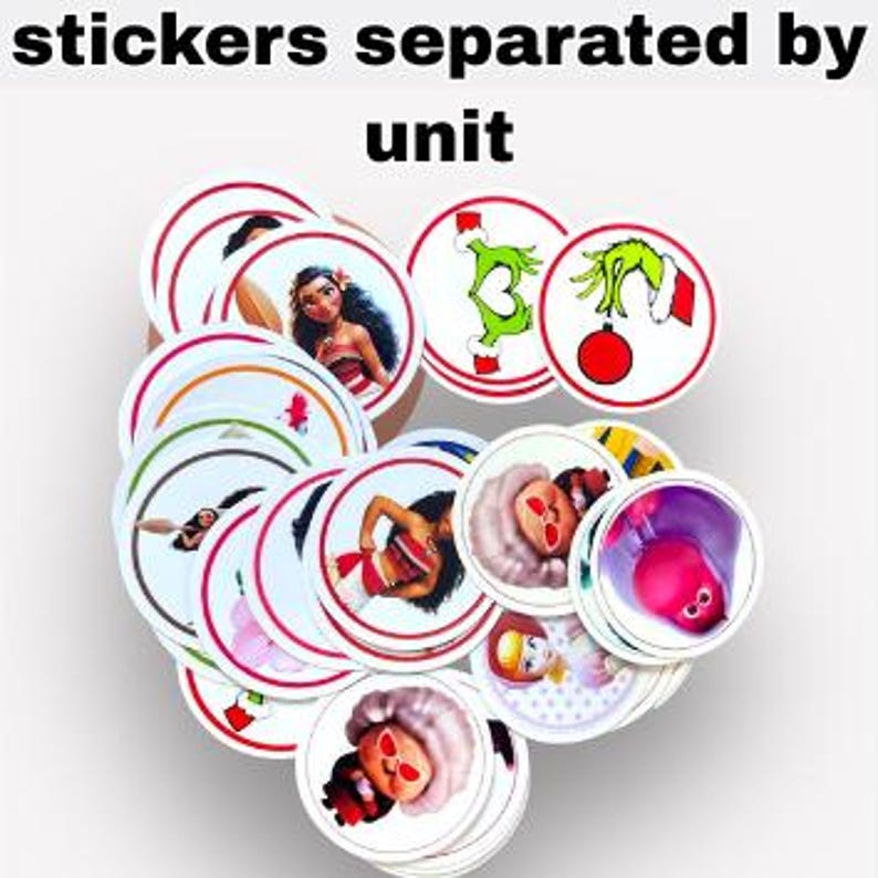 Finding Nemo Stickers: Vinyl, Waterproof, Cupcake Toppers - Etsy