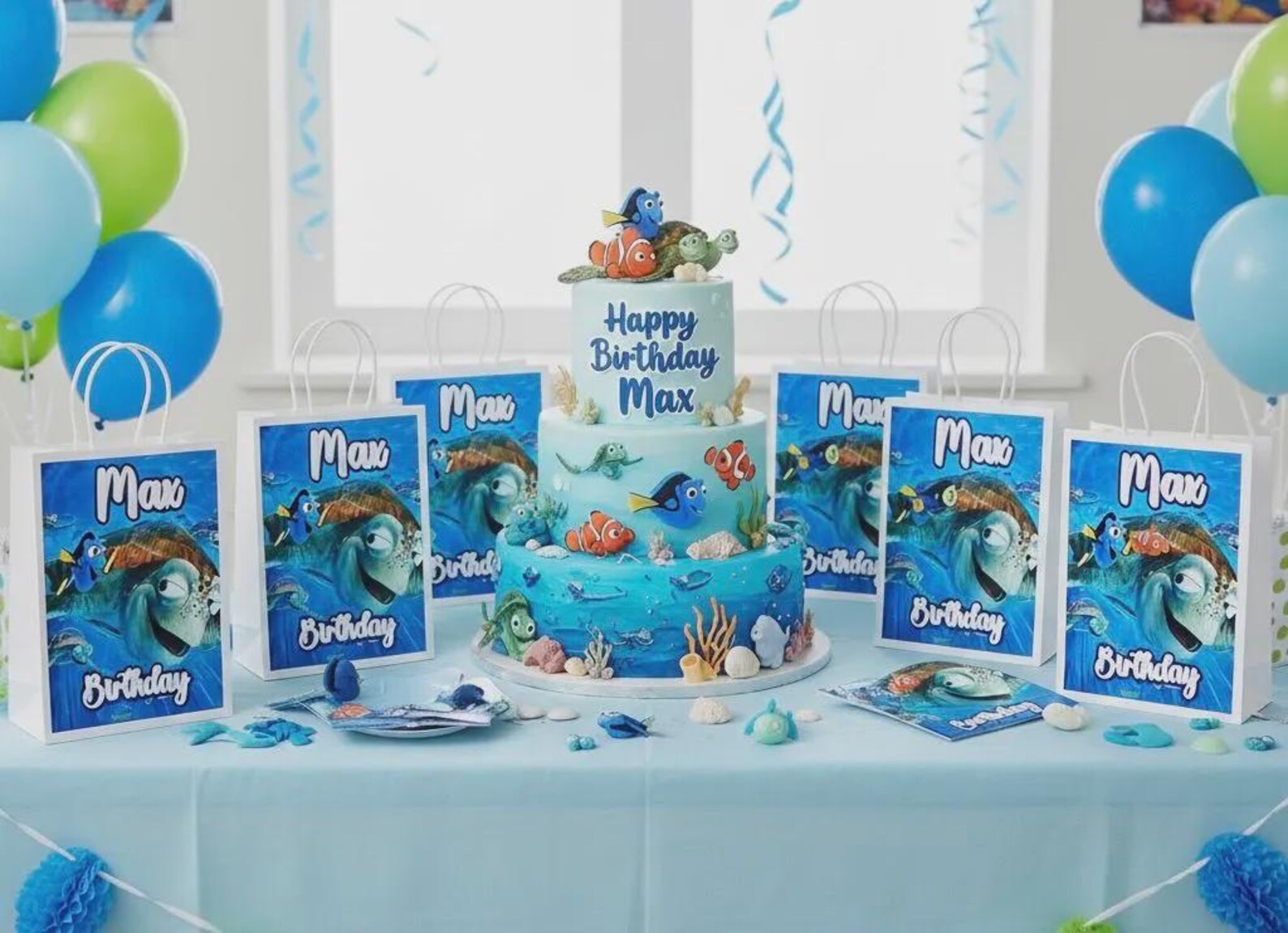Finding Nemo Stickers: Vinyl, Waterproof, Cupcake Toppers - Etsy