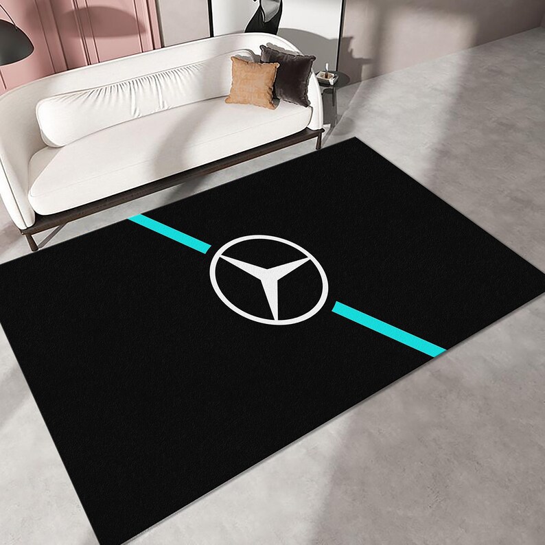 Mercedes Auto-Teppich | Waschbar als Teppich | Auto-Liebhaber Geschenk ...
