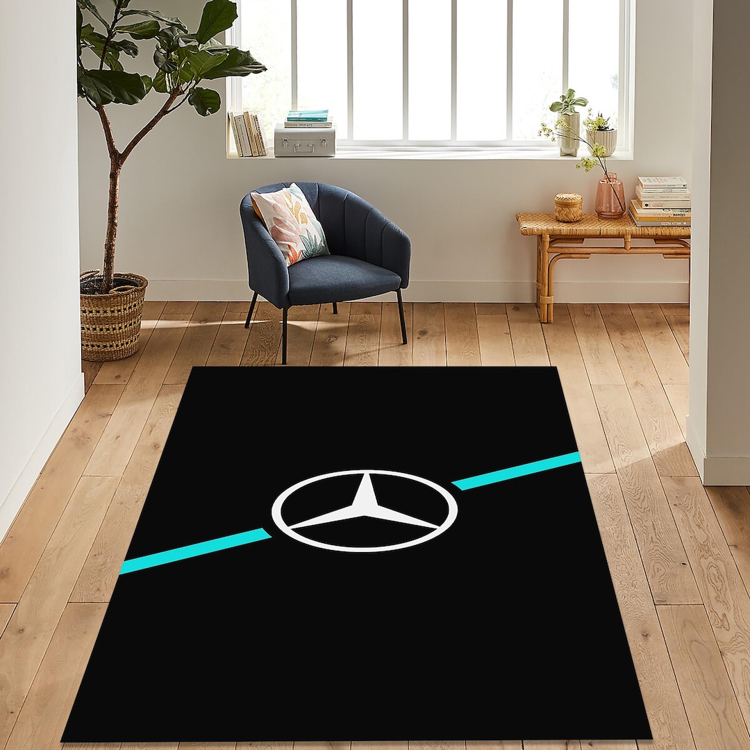 Mercedes Auto-Teppich | Waschbar als Teppich | Auto-Liebhaber Geschenk ...