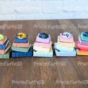 Bookstack 3D Clicker - Colorful Book Stack - Enchanted Books - Mini ...