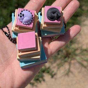 Bookstack 3D Clicker - Colorful Book Stack - Enchanted Books - Mini ...