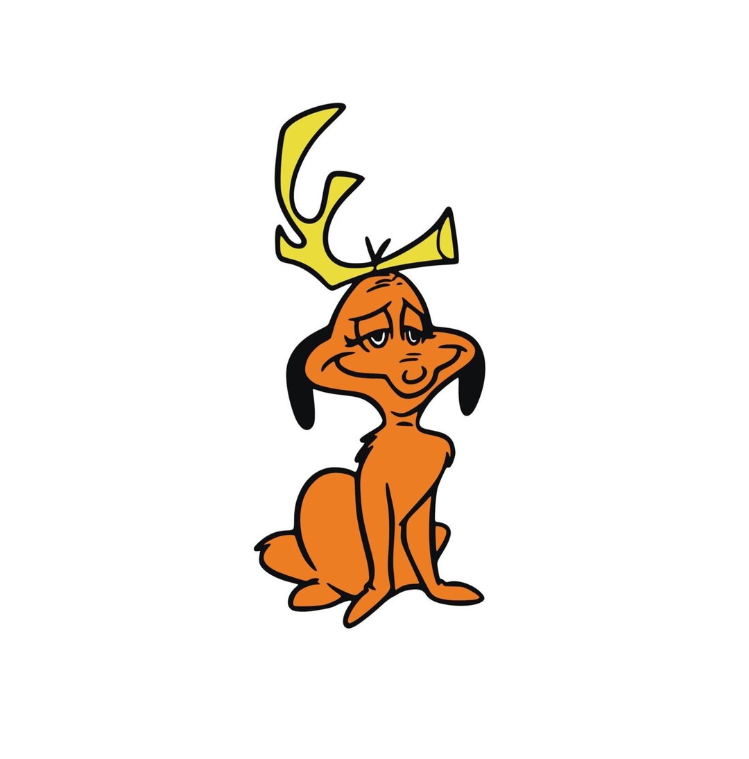Max Grinch Dog SVG PNG Sublimation Design, Outline Christmas Dog ...