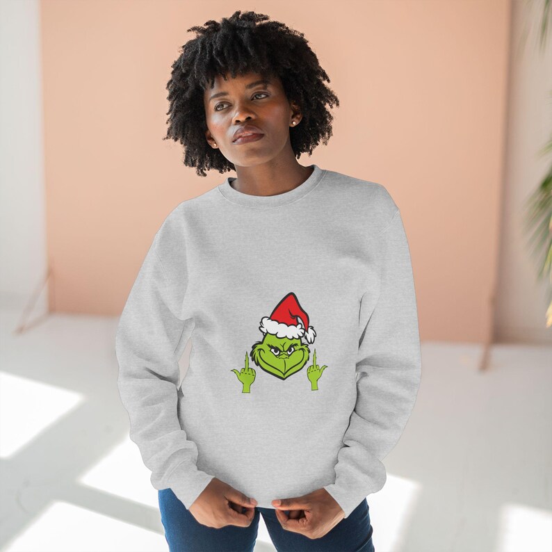Grinch Middle Finger SVG, Grinch Giving the Finger, Middle Finger SVG ...