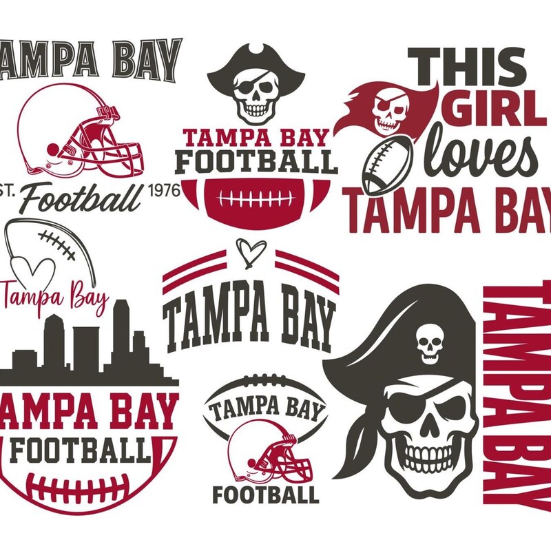 Tampa Bay Bucs Cricut - Etsy
