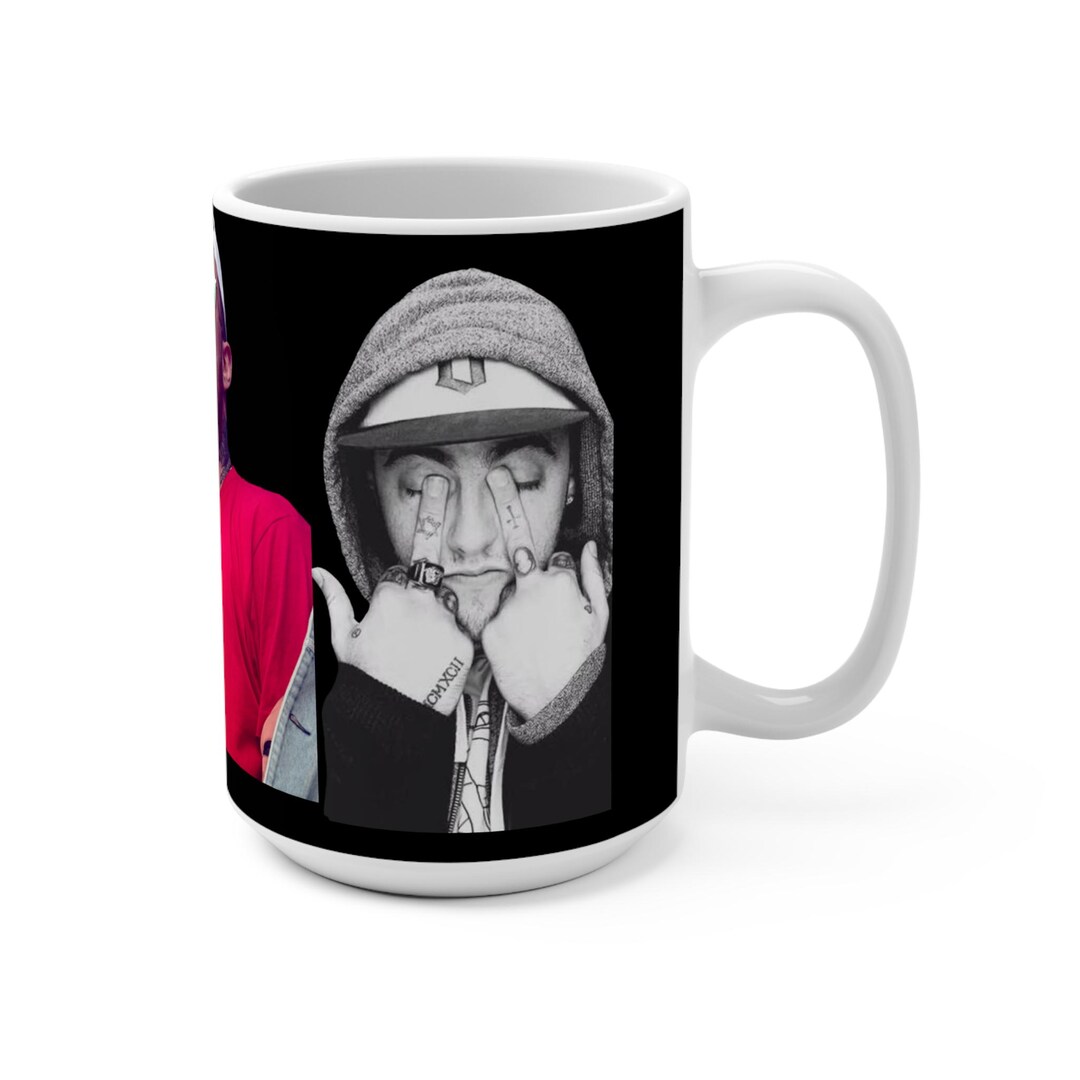 Mac Miller Photo Collage Mug | Rapper Portrait Coffee Cup - Etsy