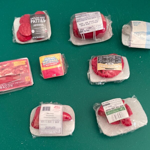 Dollhouse Miniature Meat - Etsy