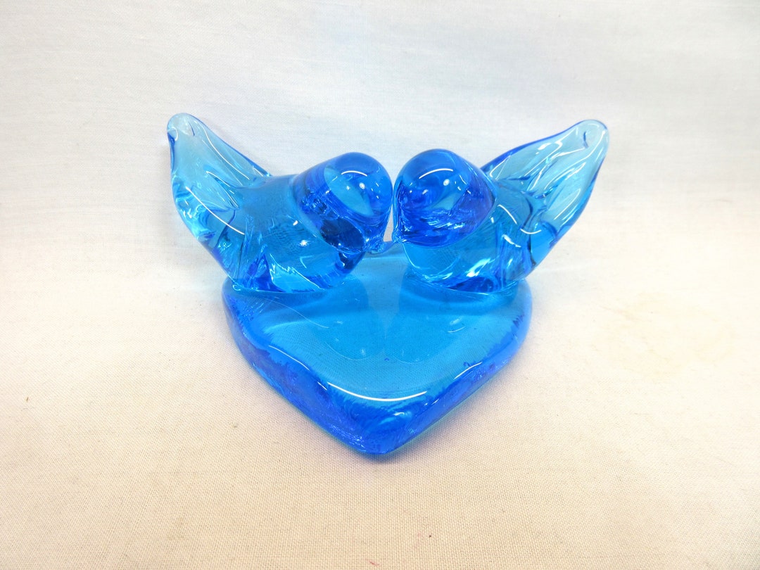 Ron Ray Double Bluebirds of Happiness - Etsy