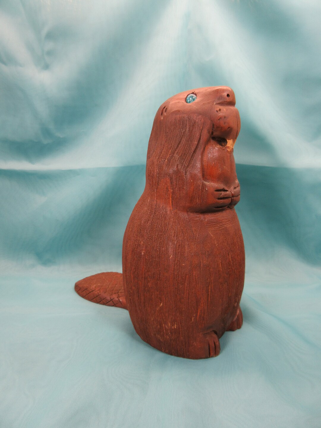 Carved Wood Beaver Folk Art - Etsy