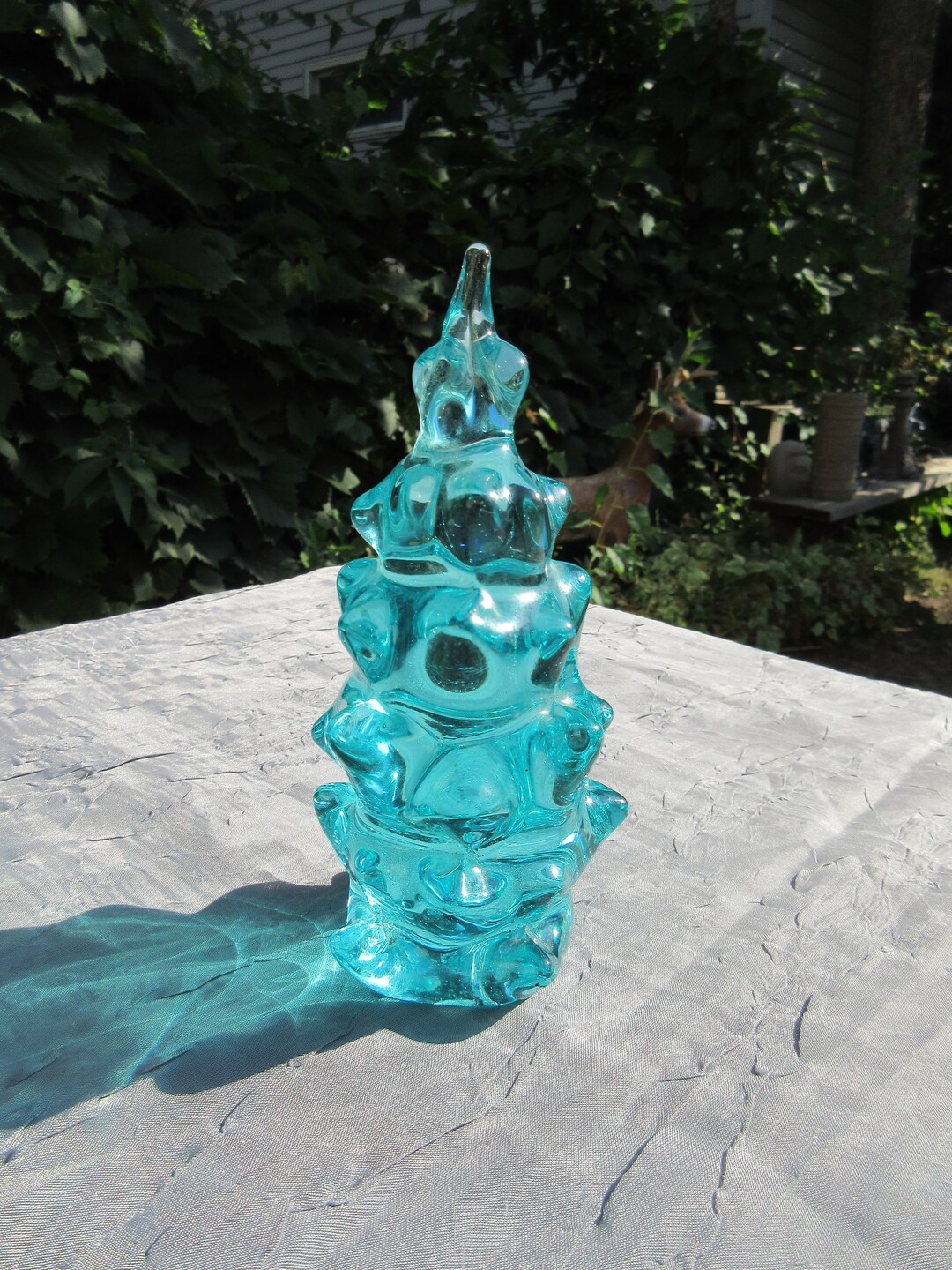 Blue Glass Tree Liberty Village 115G - Etsy