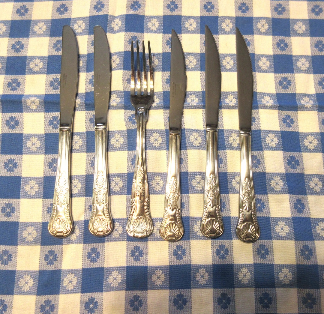 Reed and Barton 6 Piece Kings Pattern Flatware 1985 Replacement Pieces ...