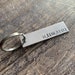 Custom Hand Stamped Roman Numeral Keychain: Personalized Date Gift - Etsy
