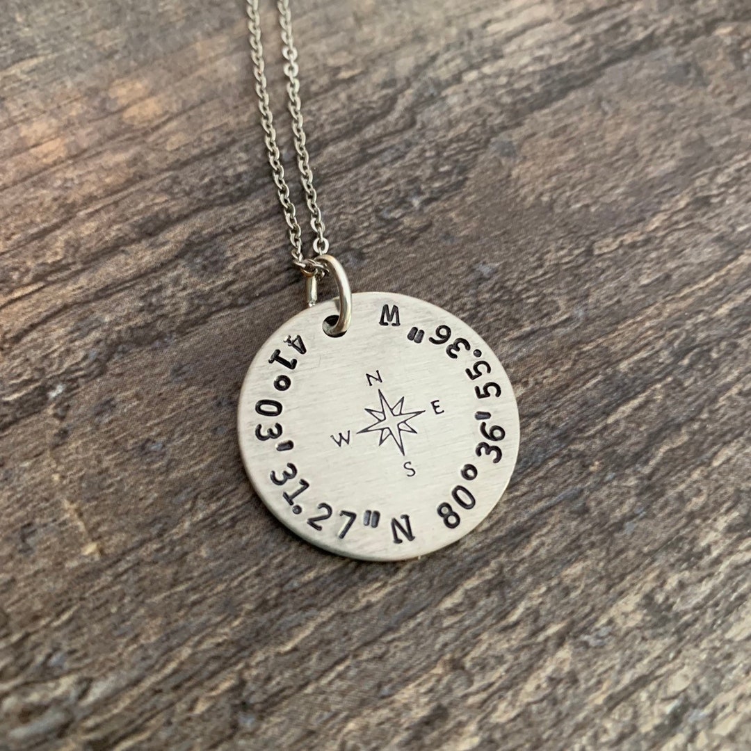 Latitude And Longitude Necklace