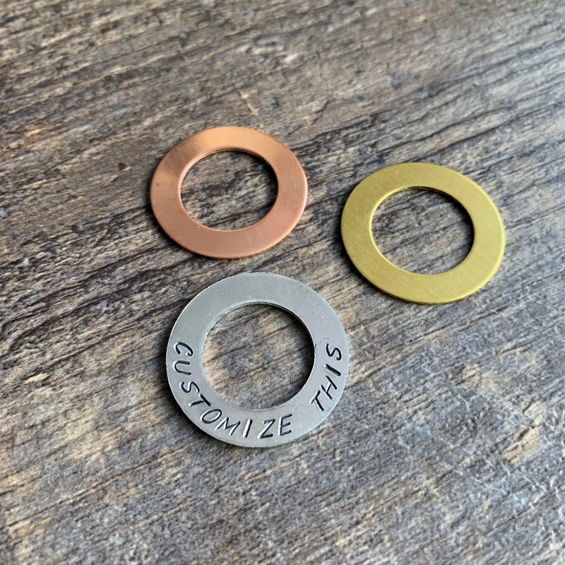 Washer Pendant - Etsy