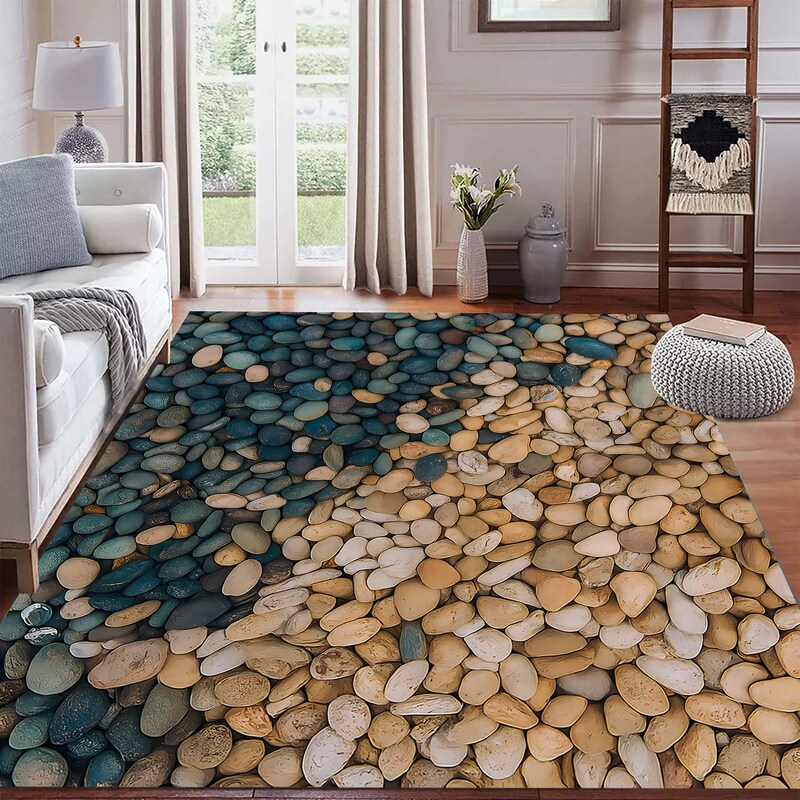 River Rock Rug - Etsy