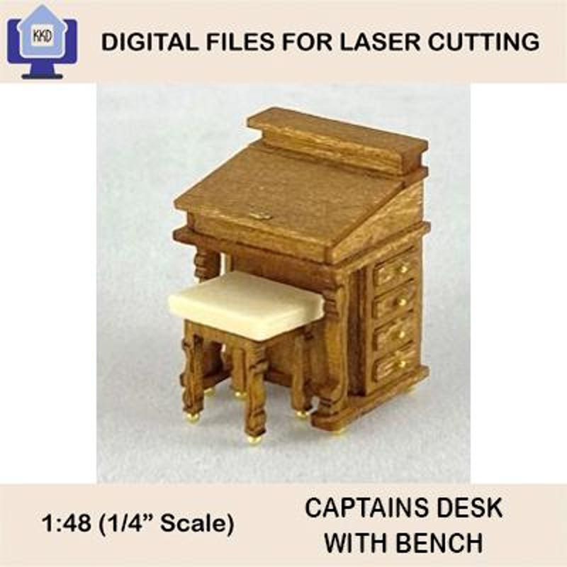 1/48 Scale Desk - Etsy