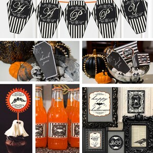 Halloween Party Decorations Printable - Halloween Birthday Decorations ...