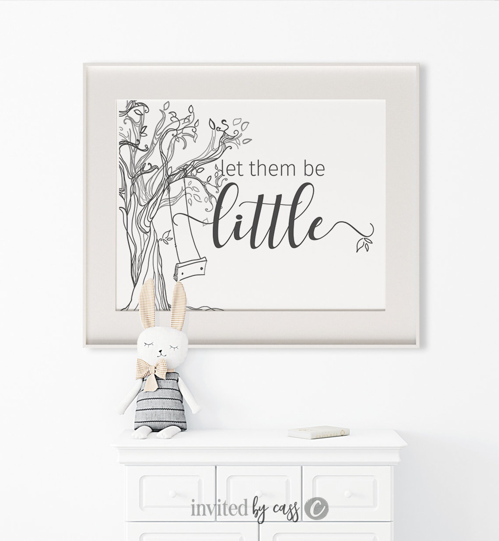 Let Them Be Little Print Nursery Wall Art Boys / Girls - Etsy