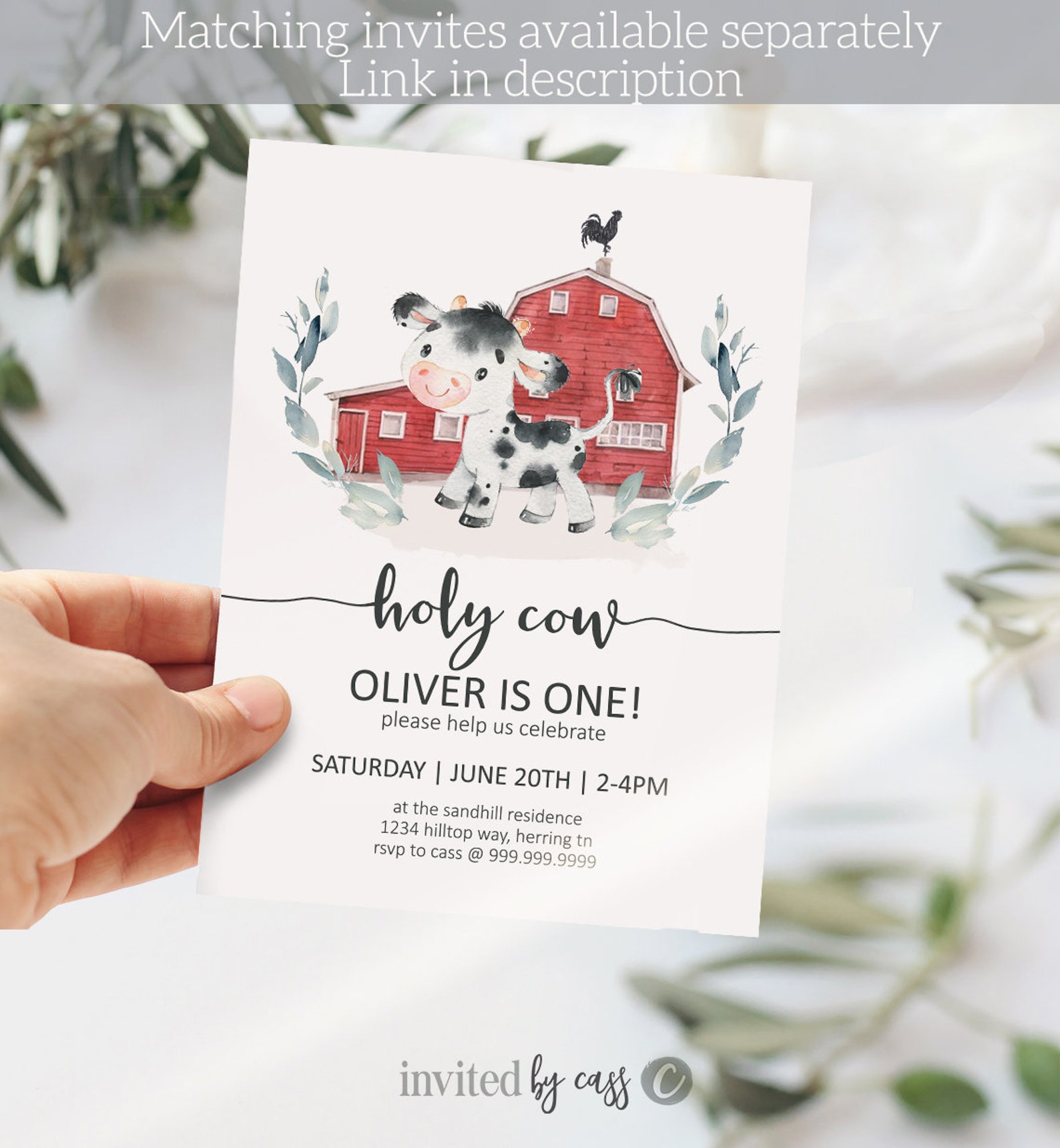 Holy Cow Birthday Water Bottle Labels Cow Bottle Labels Cow - Etsy