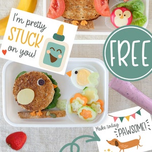 NEW! 9 Lunchbox Notes // Back to School, Lunch Box Note, First Day of ...