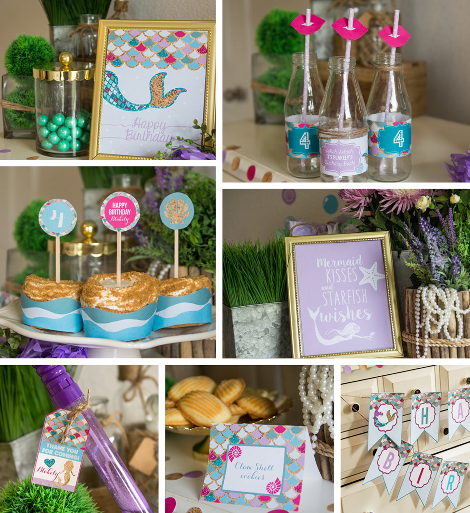 Mermaid Invitation Mermaid Party Invite Under the Sea Party - Etsy