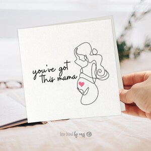 New Mom Card, Pregnancy Card for Her, You've Got This Card for Friend ...