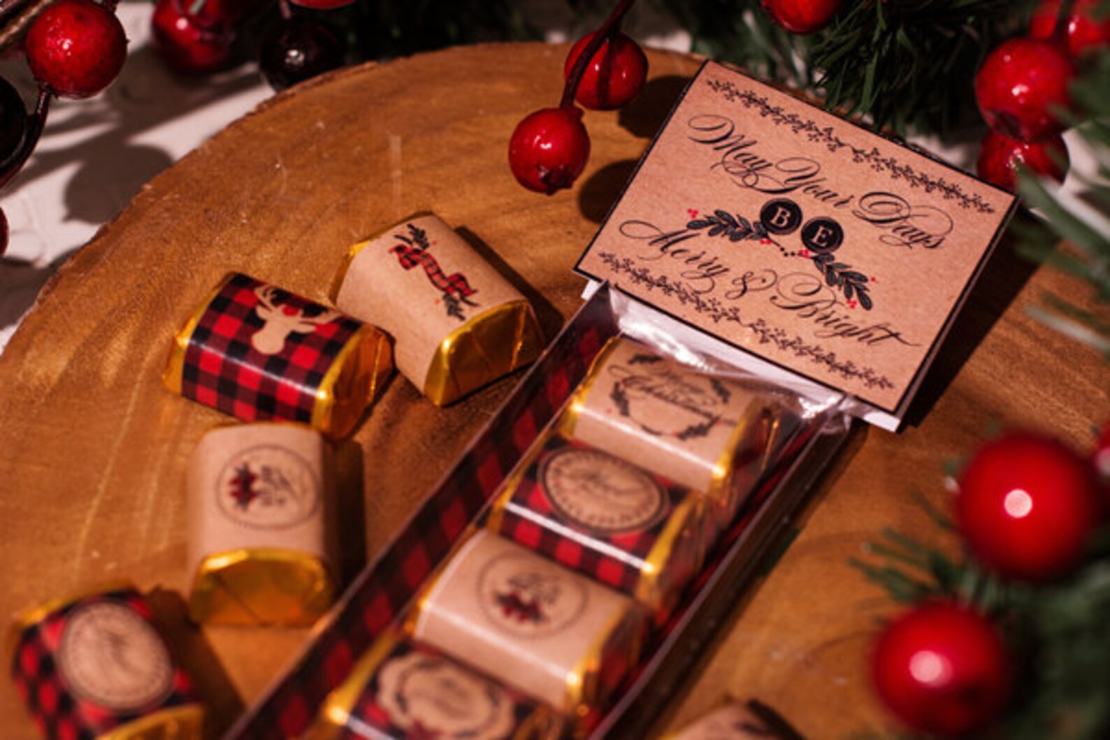 Christmas Nugget Wrappers, Chocolate, Christmas Neighbor Gifts ...