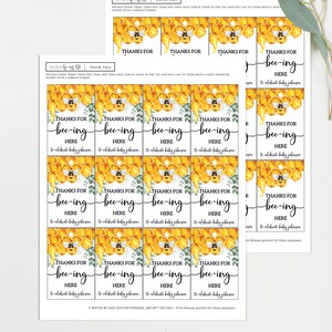 Teacher Appreciation Thank You for Bee-ing Amazing, Sweet as Can Bee ...