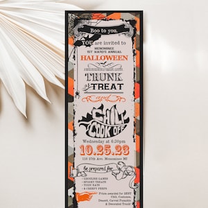 Unique Halloween Party Trunk or Treat Chili Cook off Neighborhood Party ...