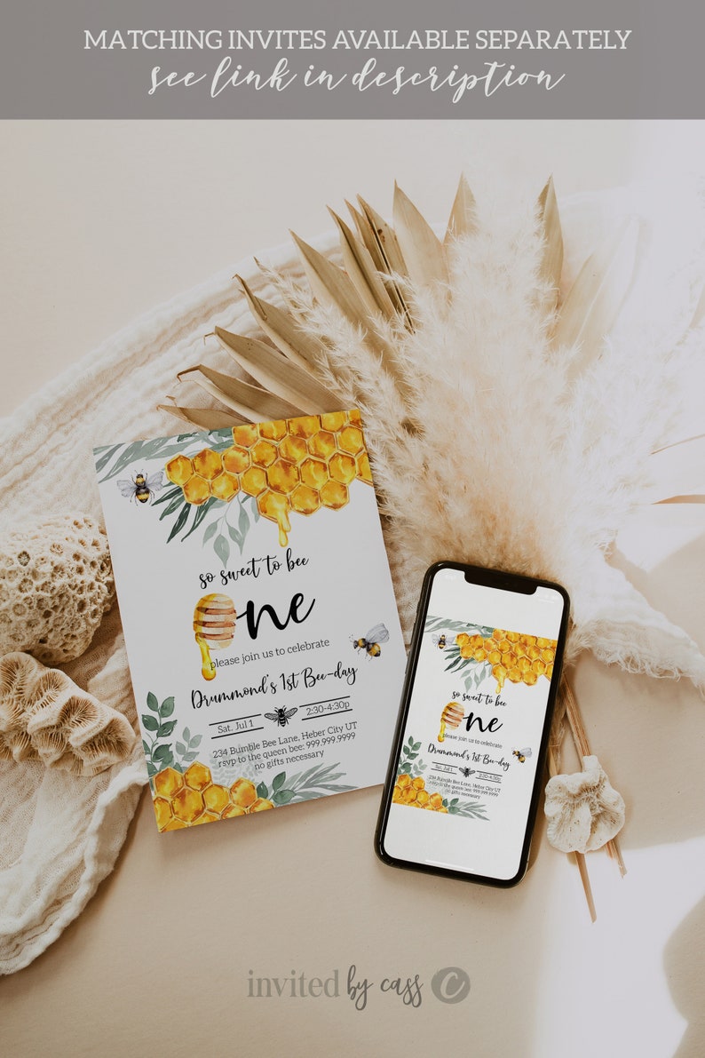 First Bee Day Milestones Sweet as Can Bee 1st Birthday First - Etsy